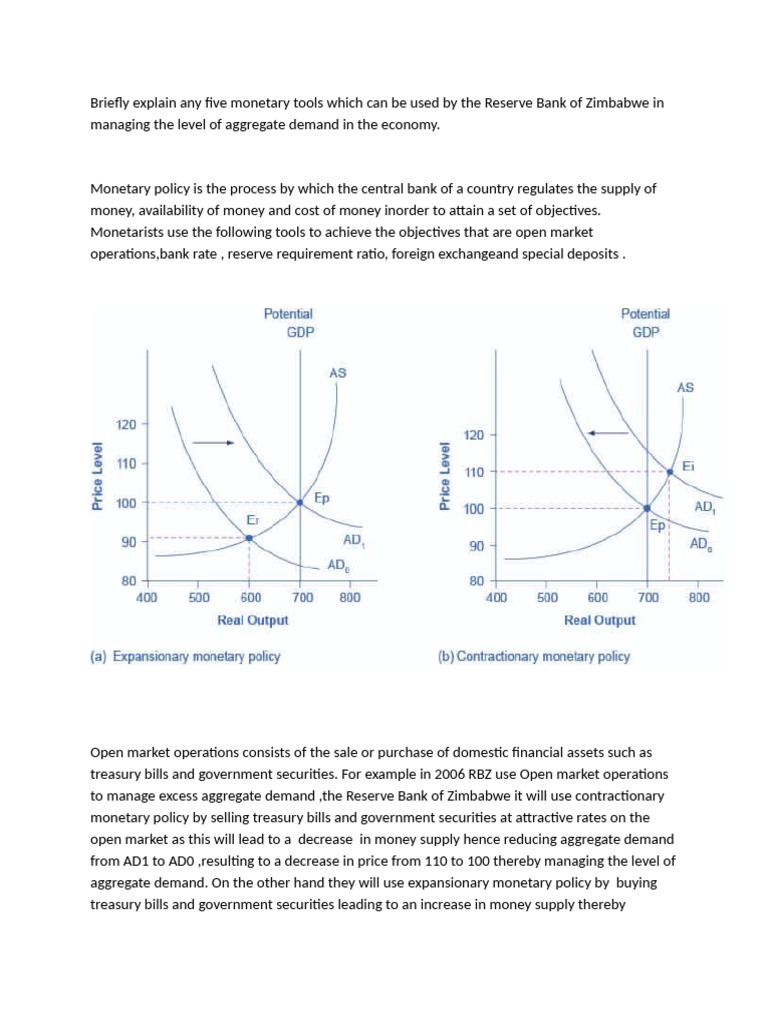 MACRO Economics | PDF | Monetary Policy | Interest Rates