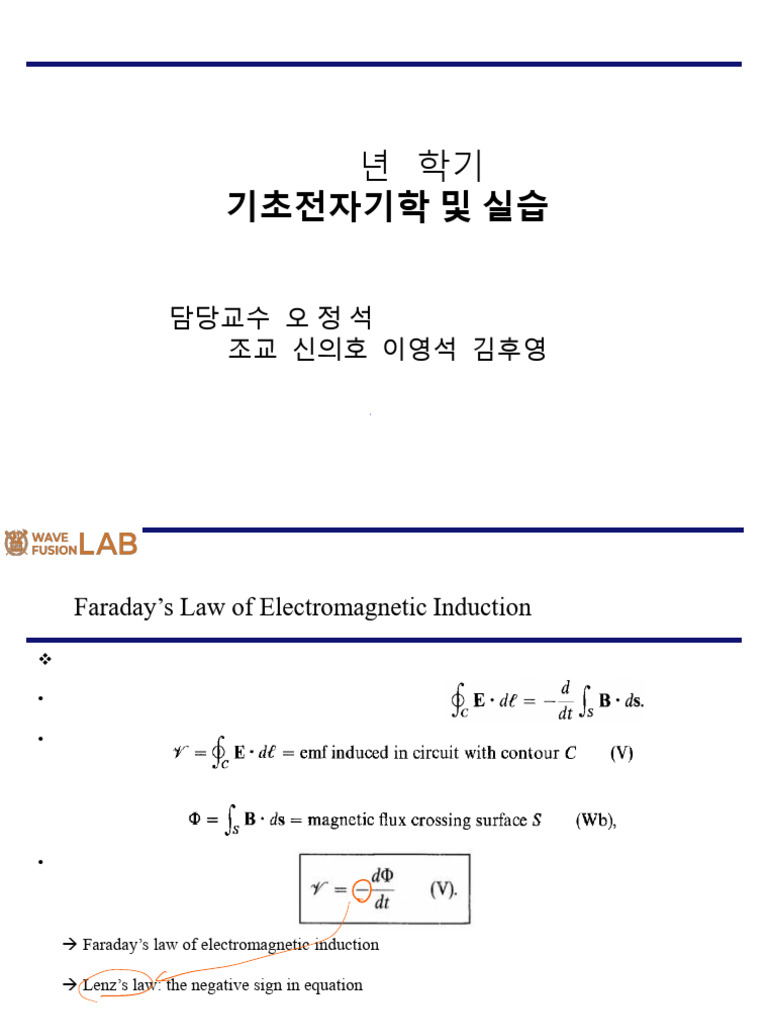 Lec22 BasicElectromagnetism | PDF | Electromagnetic Induction ...