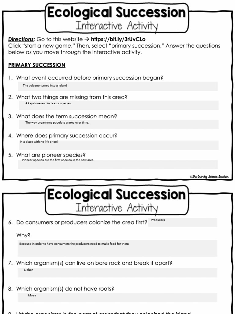 Kami Export - Miles Graham - Ecological Succession Interactive Activity ...