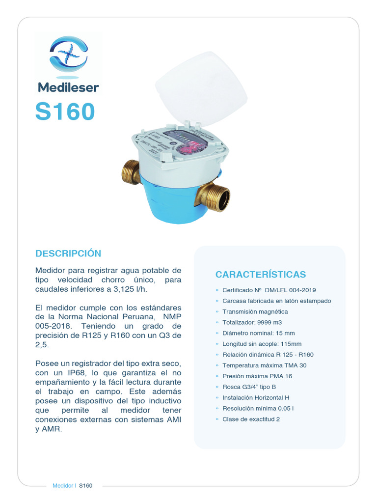 S160 Ficha Tecnica | PDF