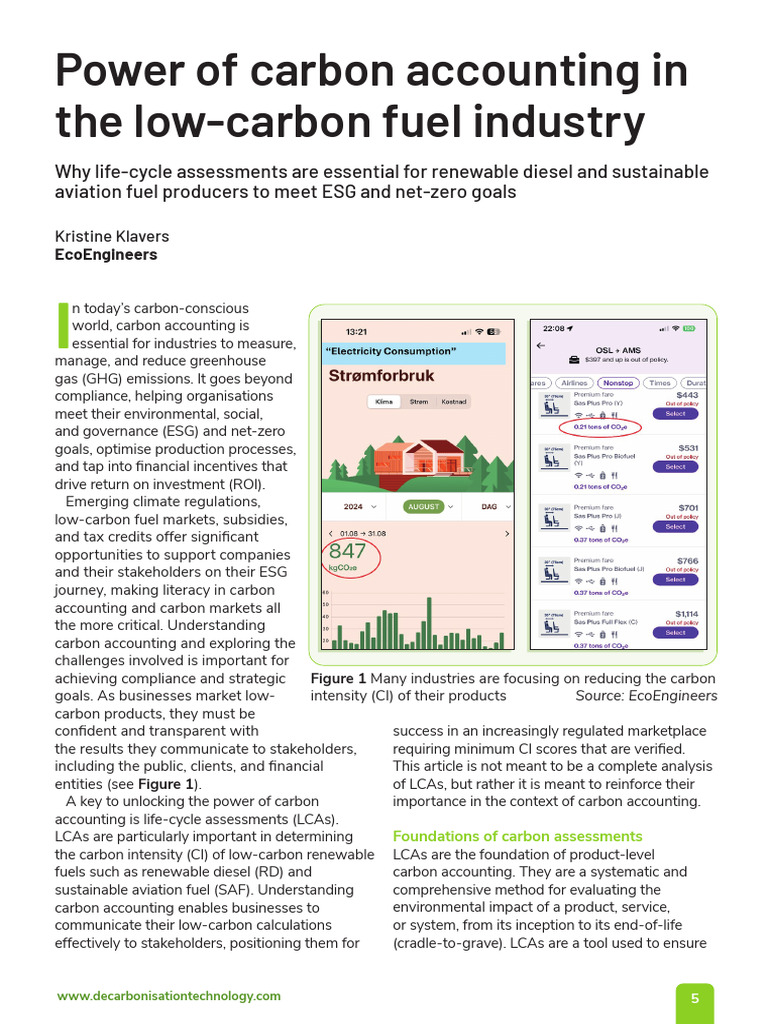 Importance of Carbon Accounting in Fuels | PDF | Life Cycle Assessment ...