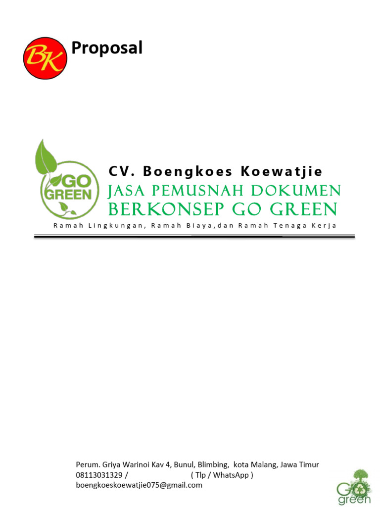 BK SLIDE PROPOSAL kertas 2020 februari | PDF