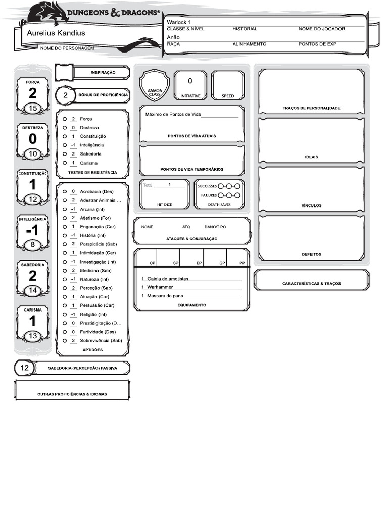 Ficha D&D | PDF