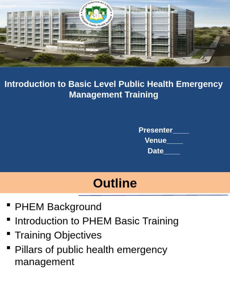 Introduction - PHEM Basic - March 2023 | PDF | Public Health ...