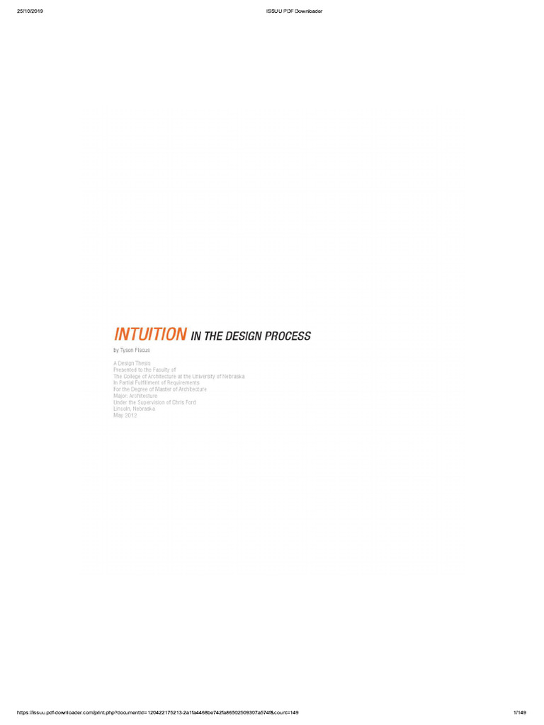 Intuition in the Design Process | PDF