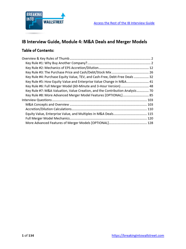M&a Merger Model | PDF | Mergers And Acquisitions | Price–Earnings Ratio