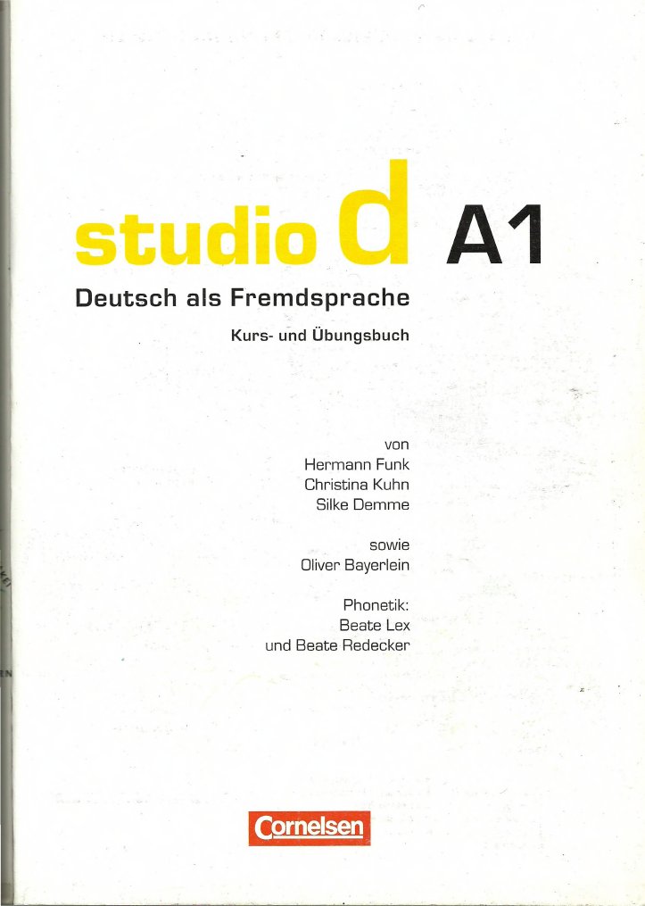 Studio D A1 Einheit 1 | PDF