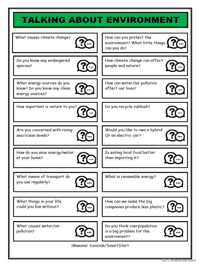 Talking About Environment | PDF