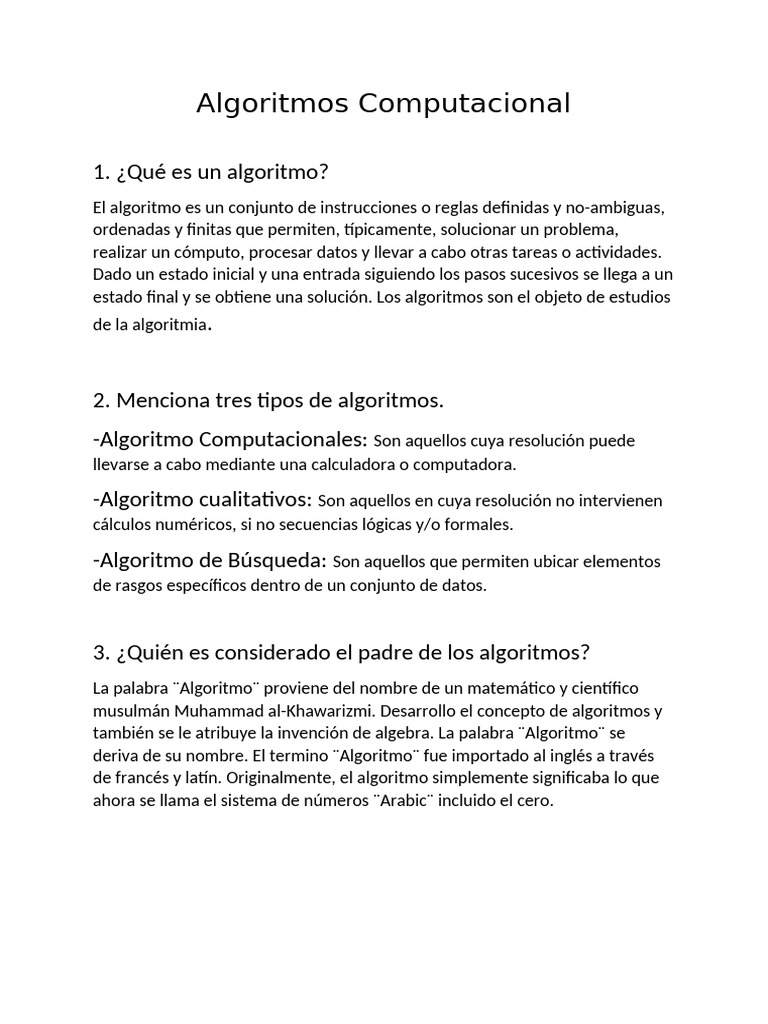 Algoritmos Computacional Larry Joel Victoria Nuñez 16-EISN-1-178 | PDF ...