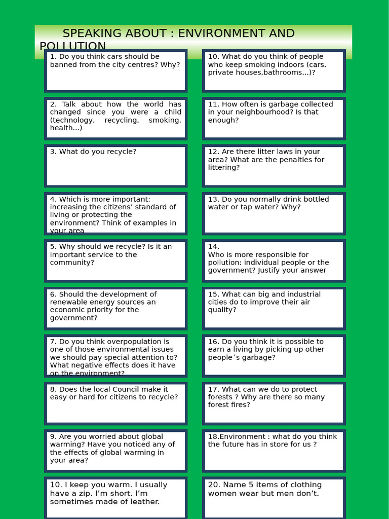 speaking-about-environment-and-pollution-conversation-topics-dialogs ...
