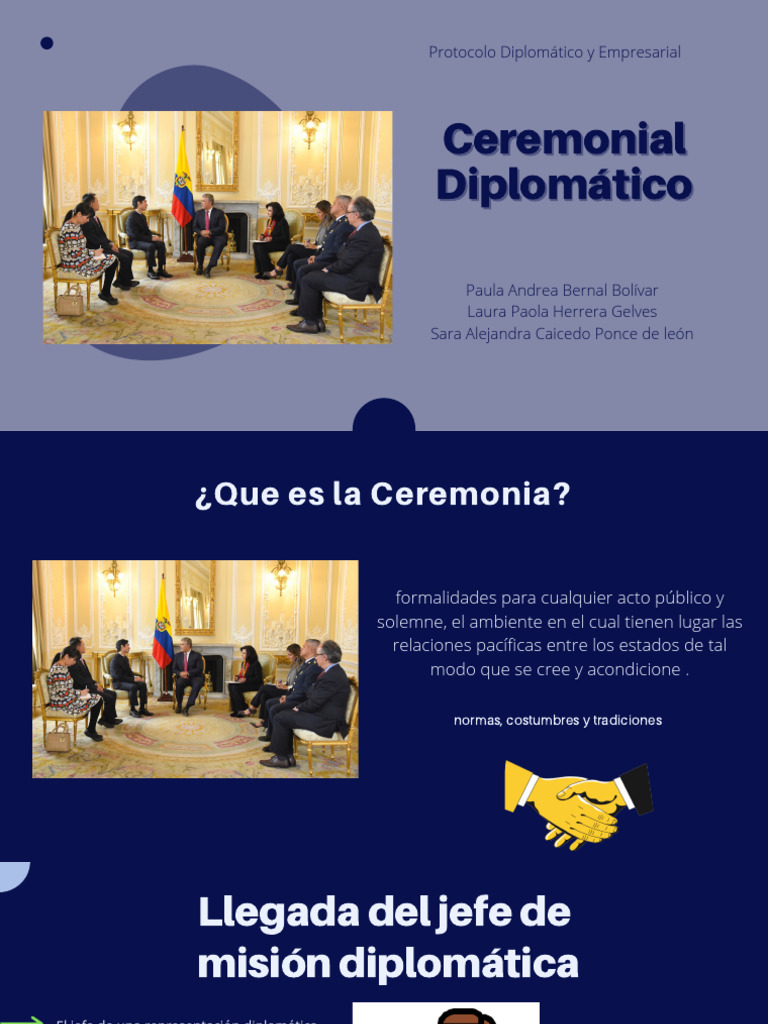 Protocolo Diplomático | PDF | Embajador | Diplomacia
