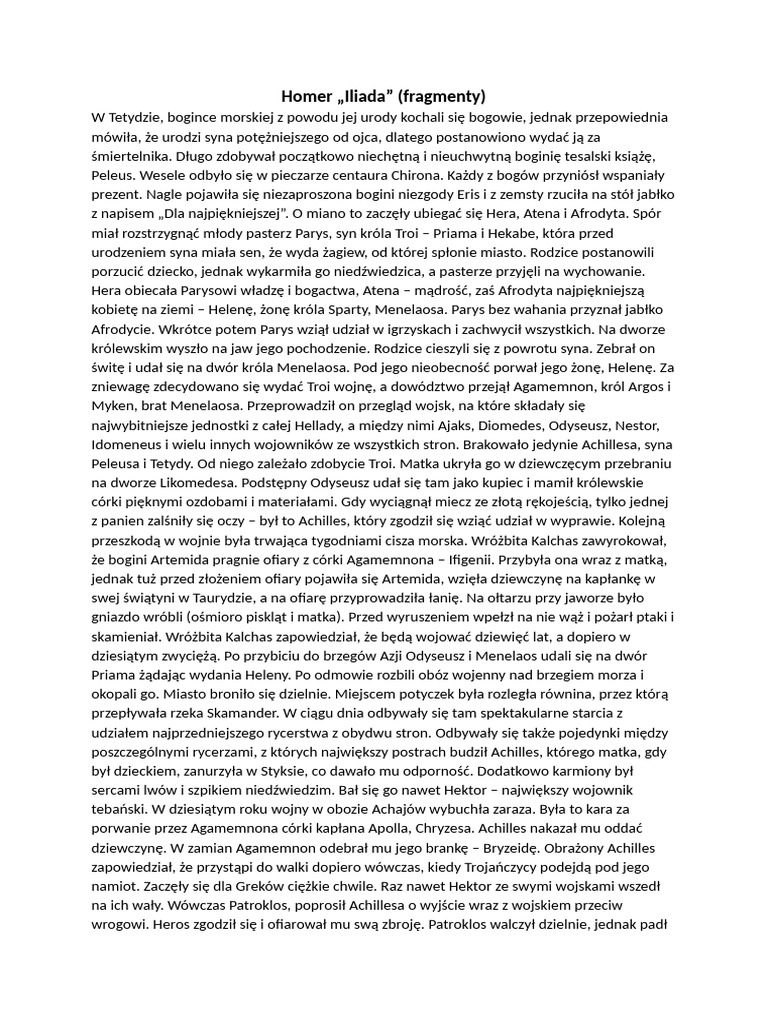 3.homer Iliada | PDF