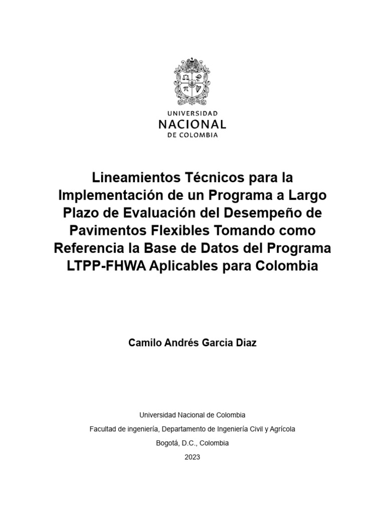 LTPP para Pavimentos | PDF | La carretera | Toma de decisiones
