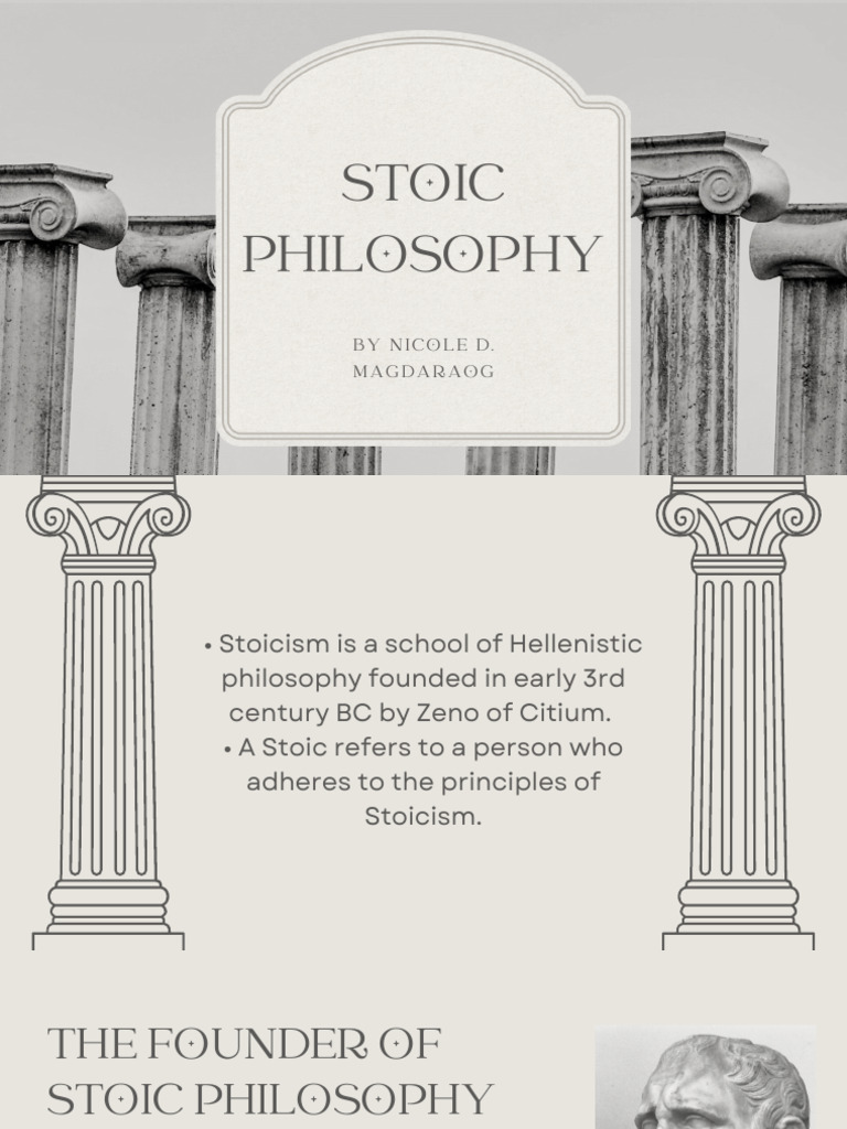 Stoic philosophy.pdf | PDF