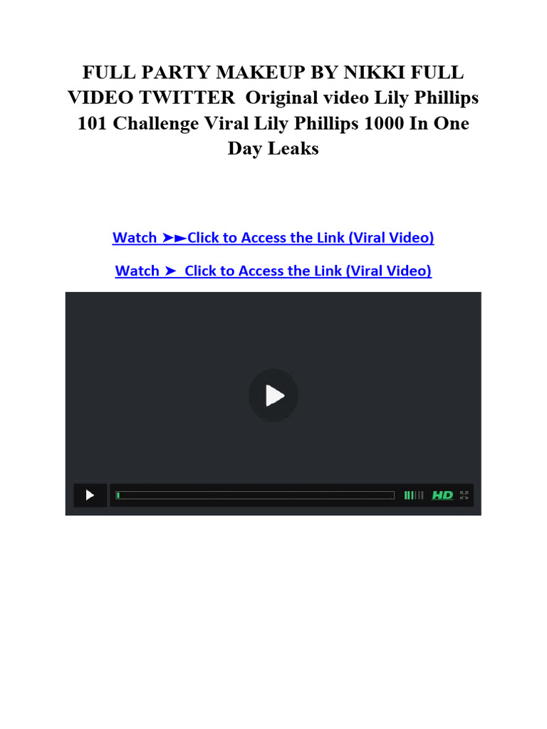 Viral Party Makeup by Nikki | PDF