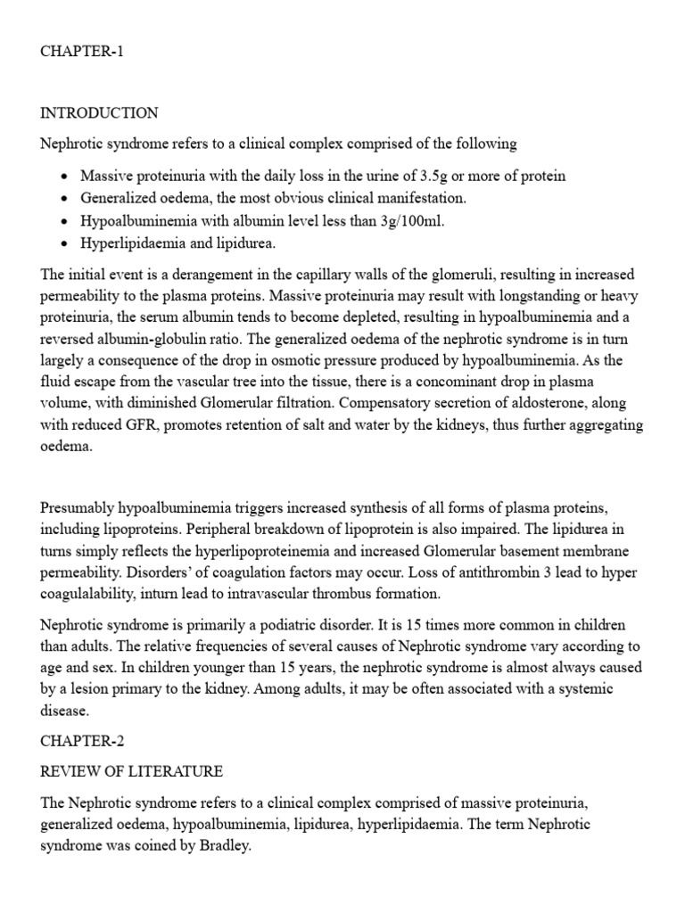Aswathi Project 2.1 | PDF | Lipoprotein | Kidney