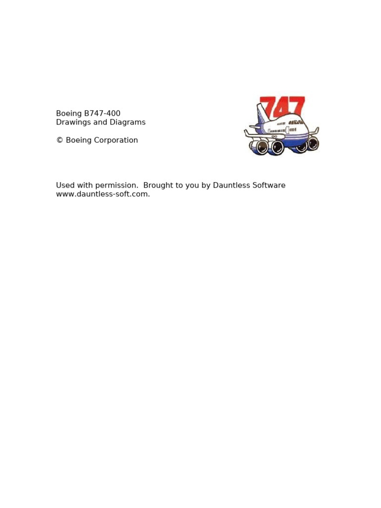Boeing 747-400 Diagrams and Layouts | PDF