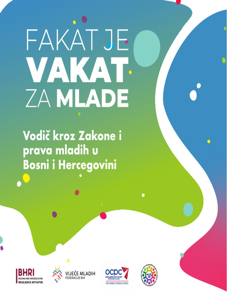 Vodic Kroz Zakone I Prava Mladih U Bih | PDF