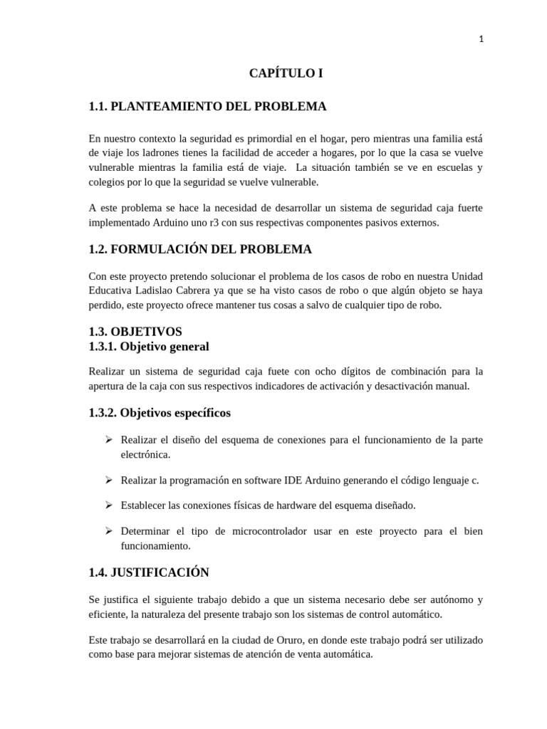 Construccion de Caja Fuerte Con Arduino | PDF | Arduino | Electricidad