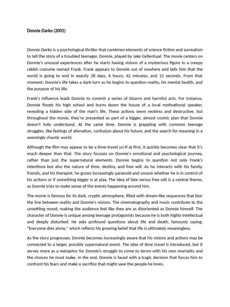 Donnie Darko | PDF