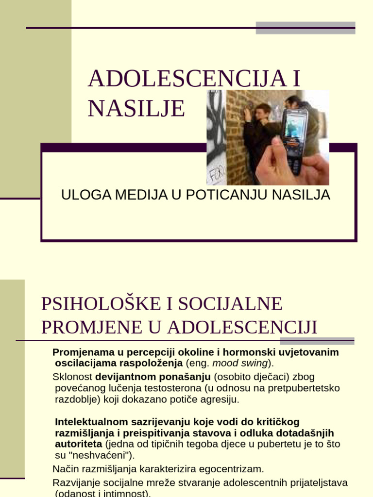 Stanic_Adolescencija-nasilje | PDF