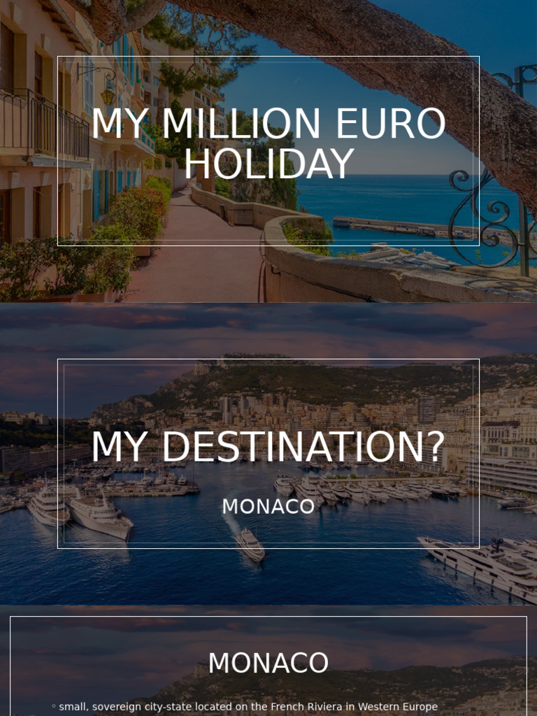 Luxury Monaco Holiday Breakdown | PDF