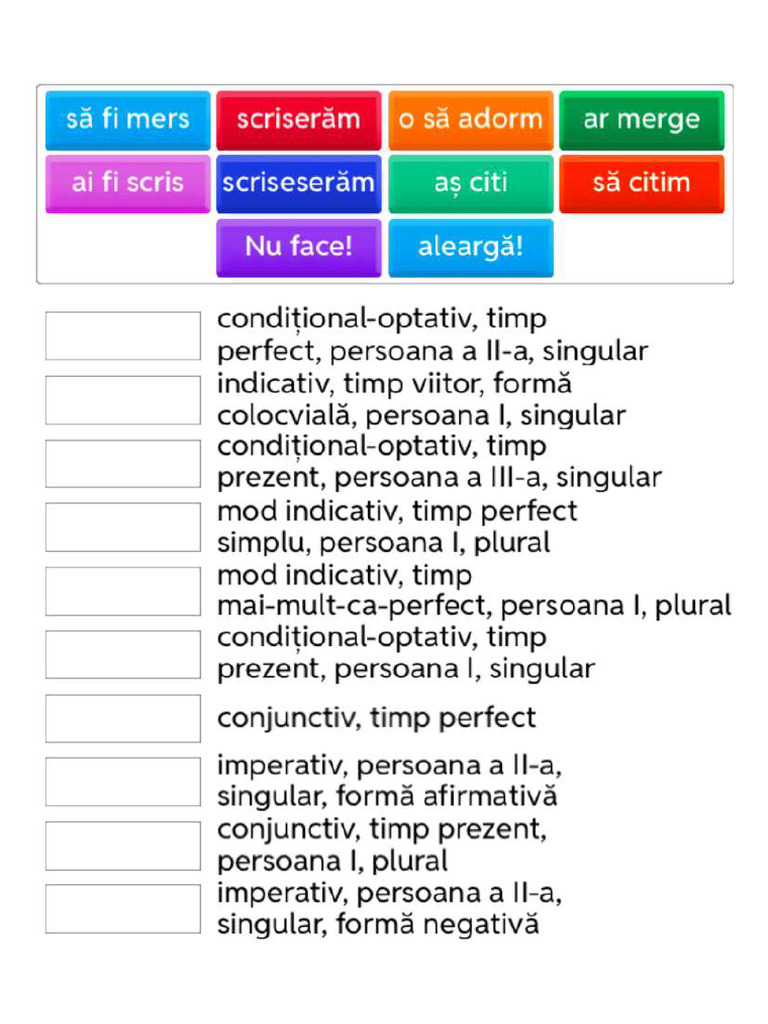 Tema - Moduri Predicative | PDF