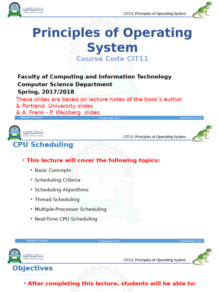 CPU scheduling | PDF | Scheduling (Computing) | Operating System