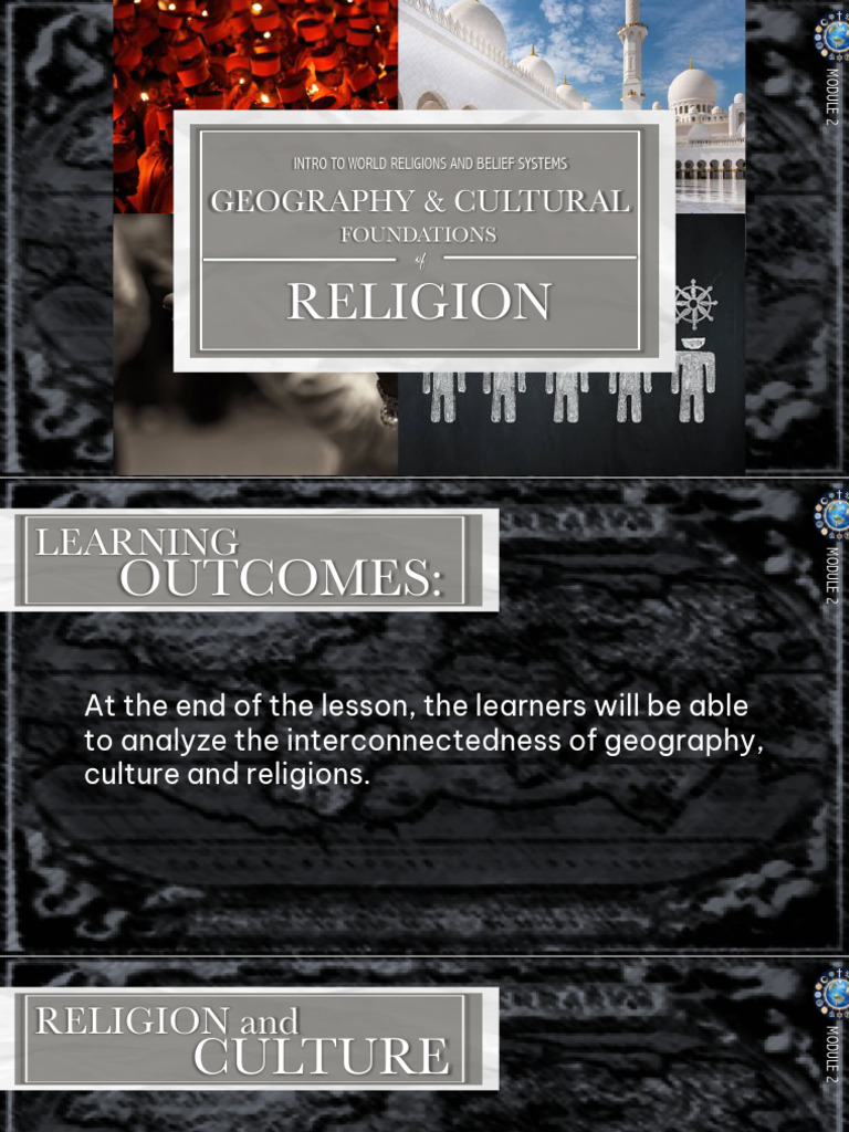 LESSON 2-Geography and Cultural Foundations of Religion | PDF | Asia ...