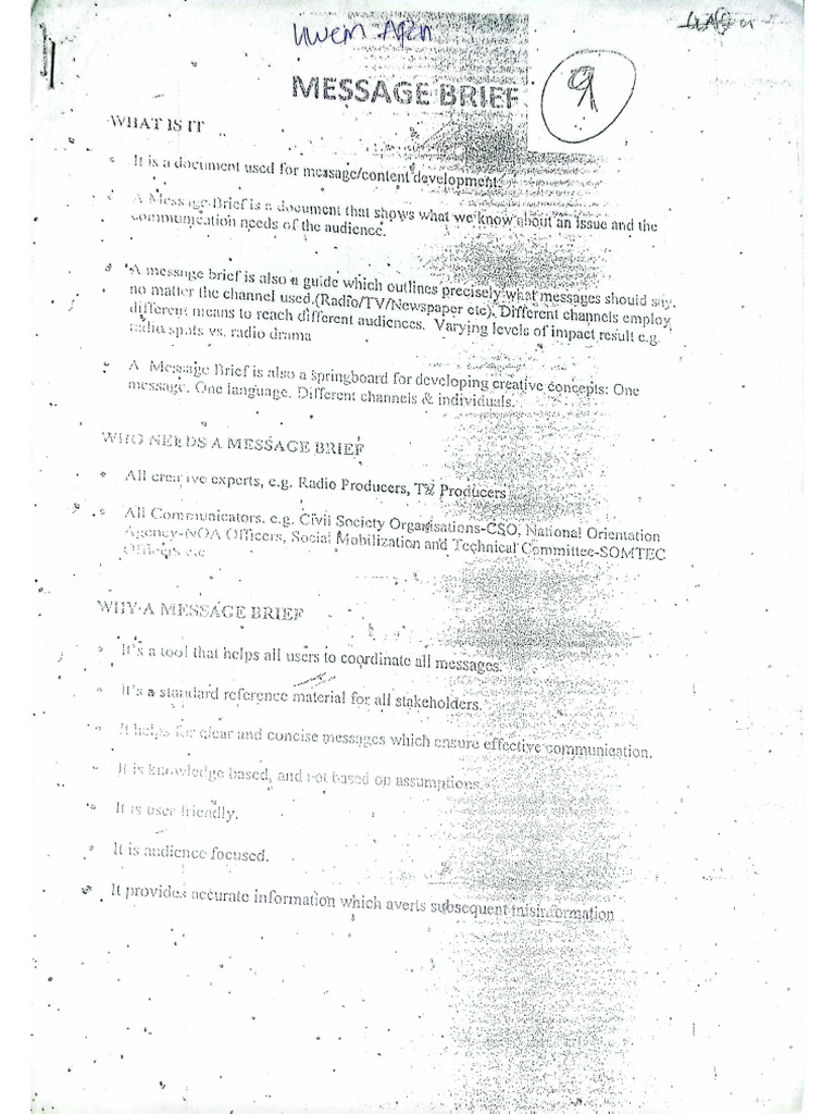 Compilation of Broadcast Presentation and Performance (Materials) | PDF