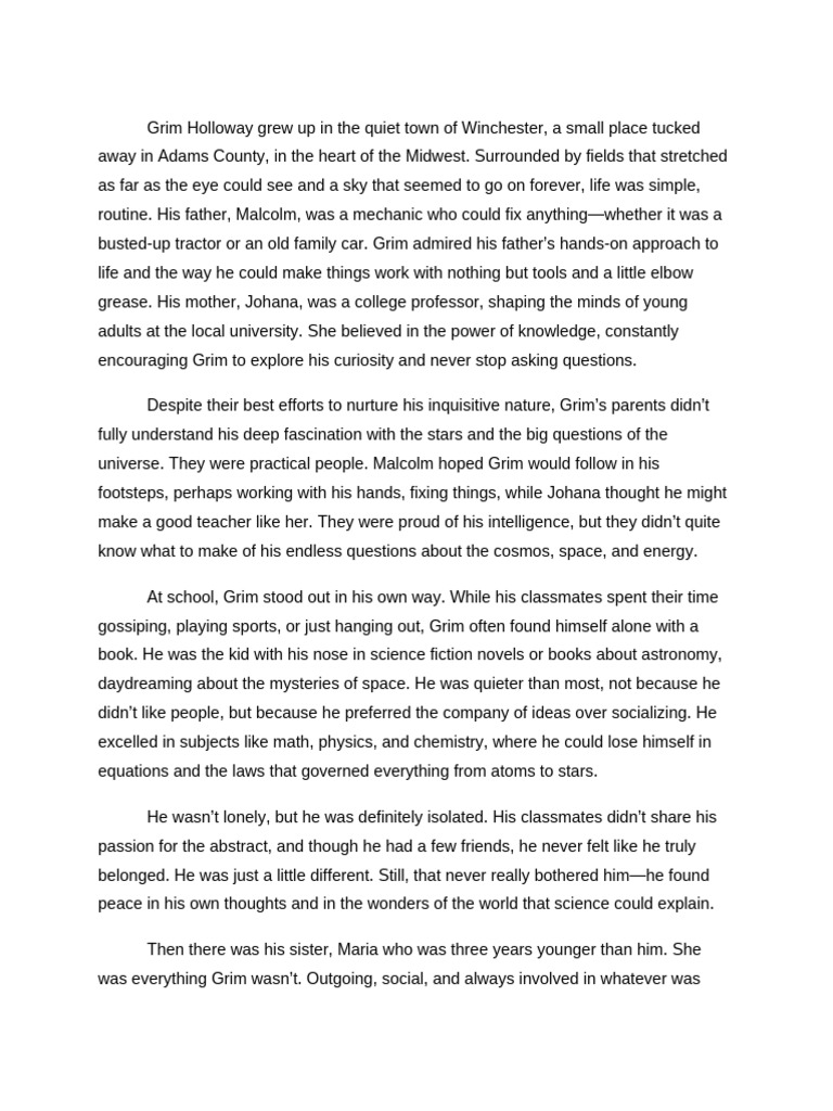 Graham Holloway | PDF | Universe