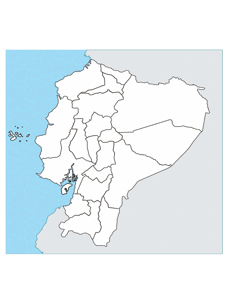 Mapa Ecuador para Colorear 1 Scaled | PDF