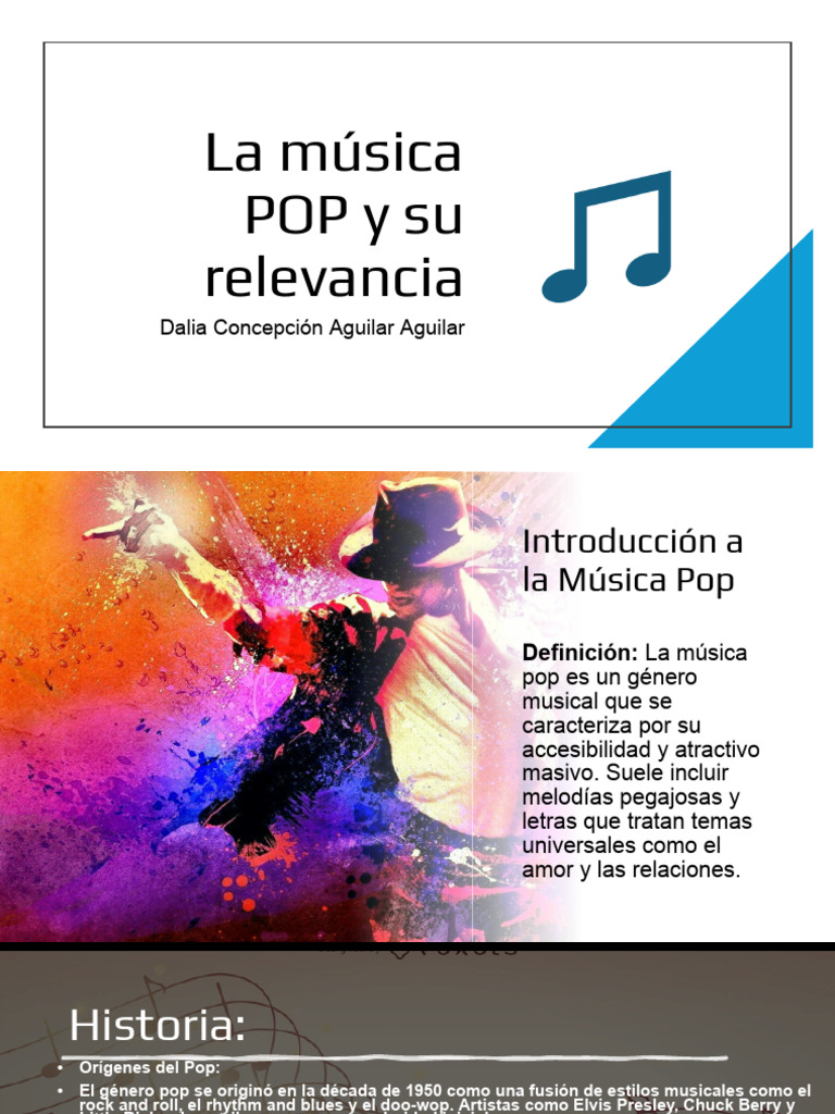 Musica Pop | PDF | Música pop | La música rock