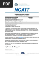 ASTM NCATT AET Certification Overview | PDF | Test (Assessment ...