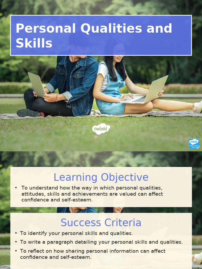 Identifying Personal Skills and Qualities | PDF