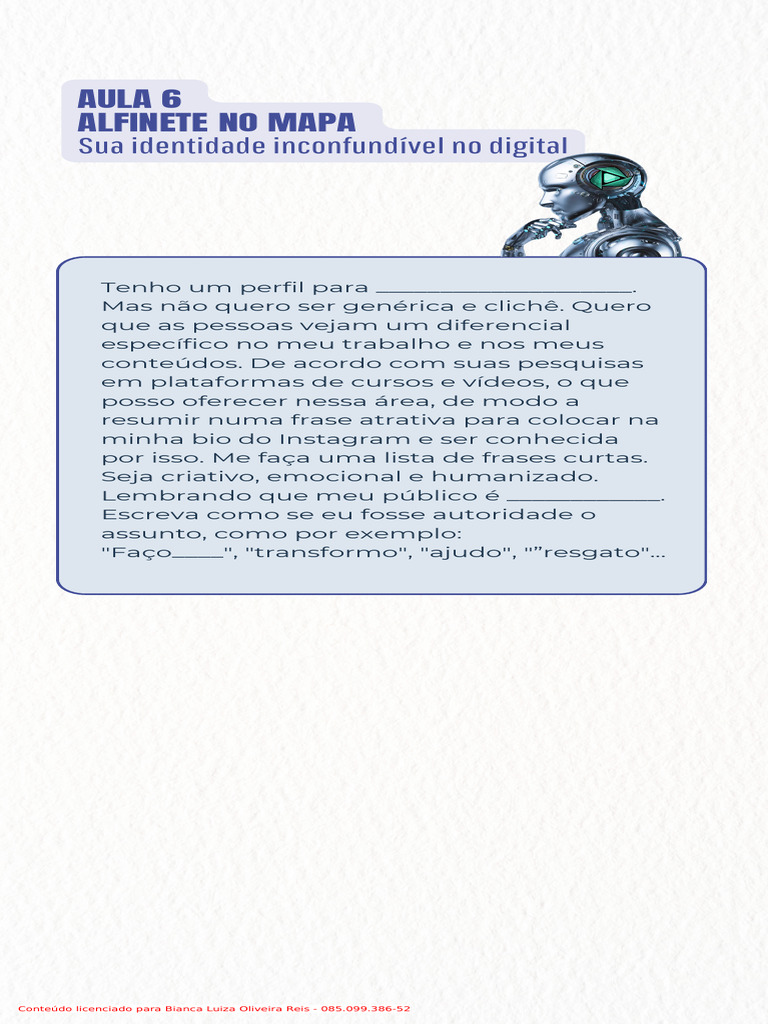 AULA6 PROMPTAlfinetenoMapa | PDF