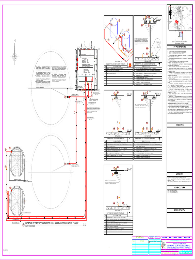 COL-GF1-07-21-Me-010 RD Cuarto Bombas SCI Arreglo Mecanico | PDF | Tubería (transporte de ...