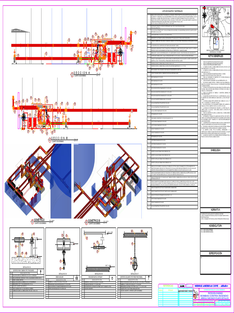 COL-GF1-07-21-Me-008 RD Cuarto Bombas SCI Arreglo Mecanico | PDF | Tubería (transporte de ...