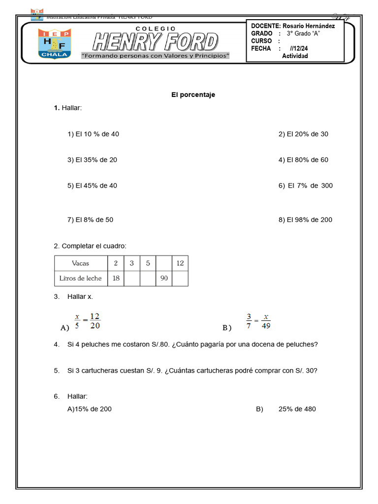 Pratica Raz Mate | PDF