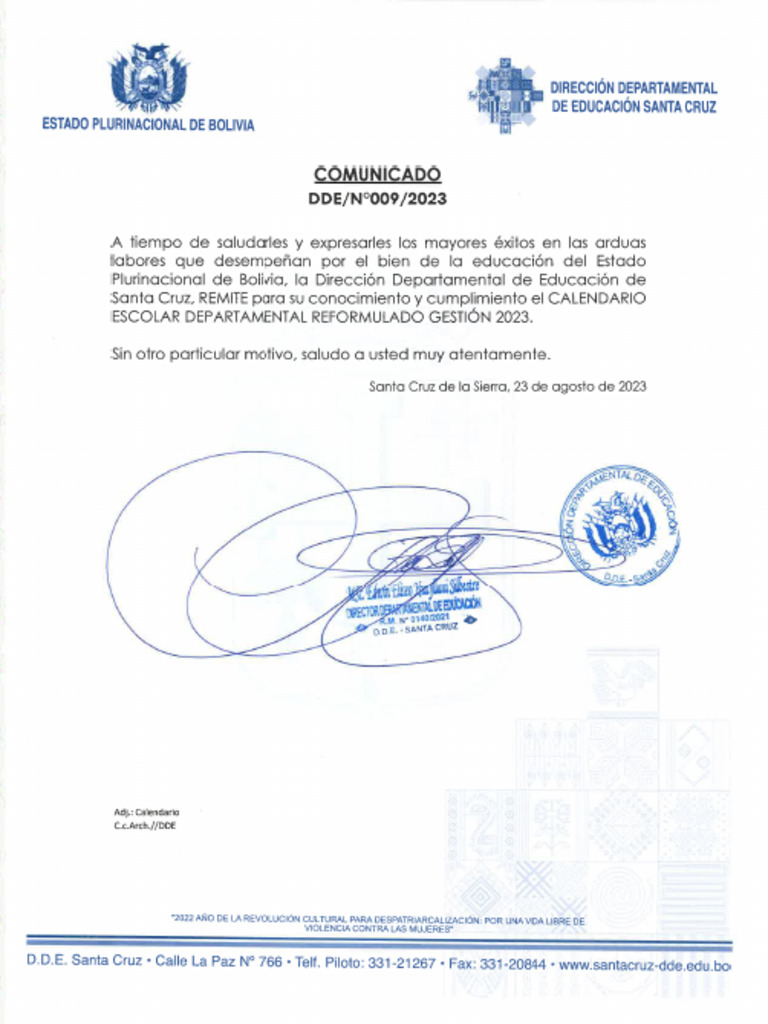 Comunicado Dde-N°009-2023 | PDF