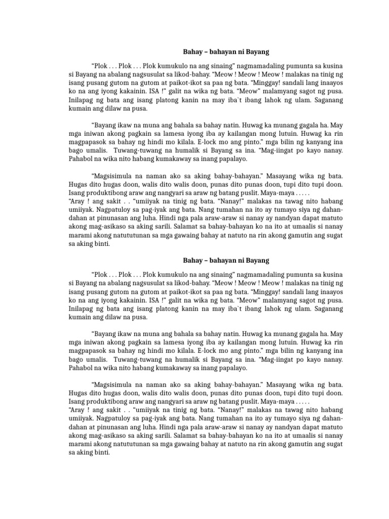 Kwento (AutoRecovered) | PDF