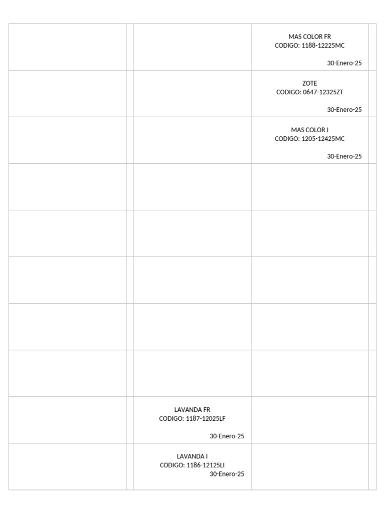 Etiqueta 3o 5160 | PDF