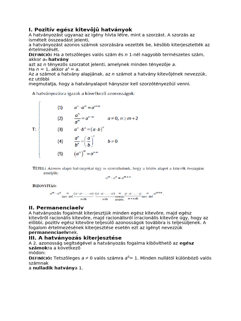 5 Tétel | PDF