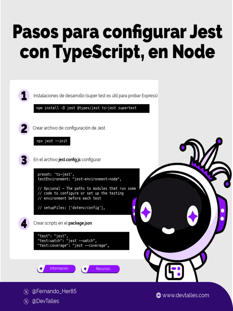 4.1 Configurar Jest Con TypeScript en Node | PDF