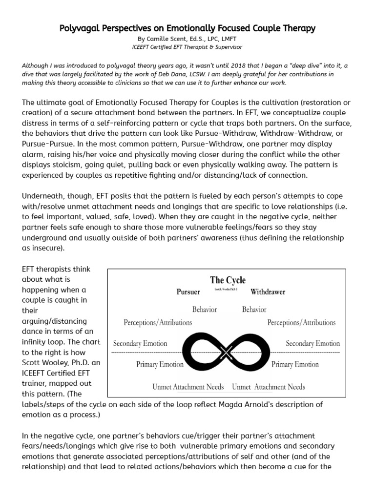 Polyvagal Insights for EFT Couples Therapy | PDF | Cognition | Psychology