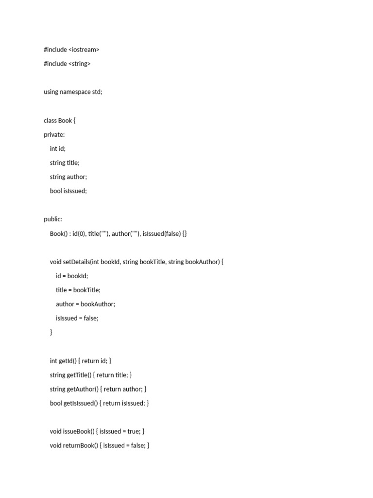 Lib | PDF | Computer Programming | C++