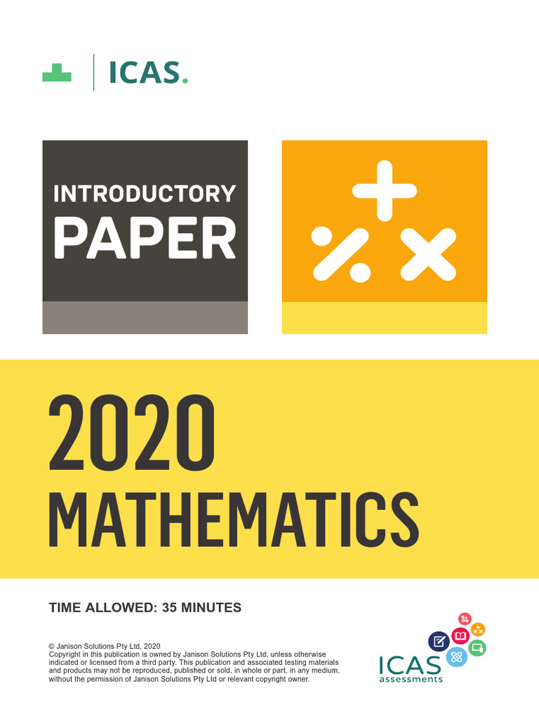 PP 2020 Icas Ma Eng D Int | PDF | Numbers | Arithmetic