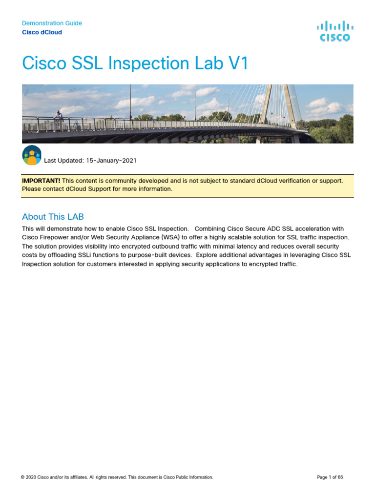 Dcloud Cisco Radware - SSLi Outbound | PDF | Port (Computer Networking ...
