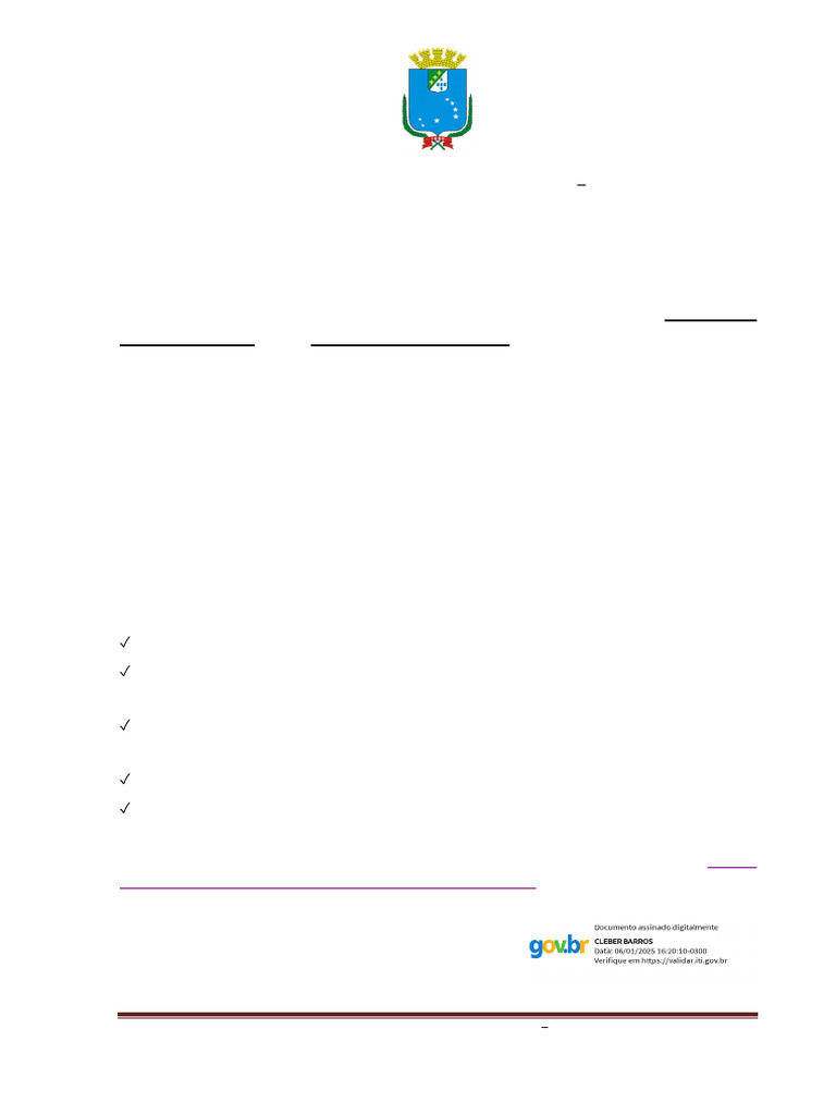 Comunicado Assinado | PDF