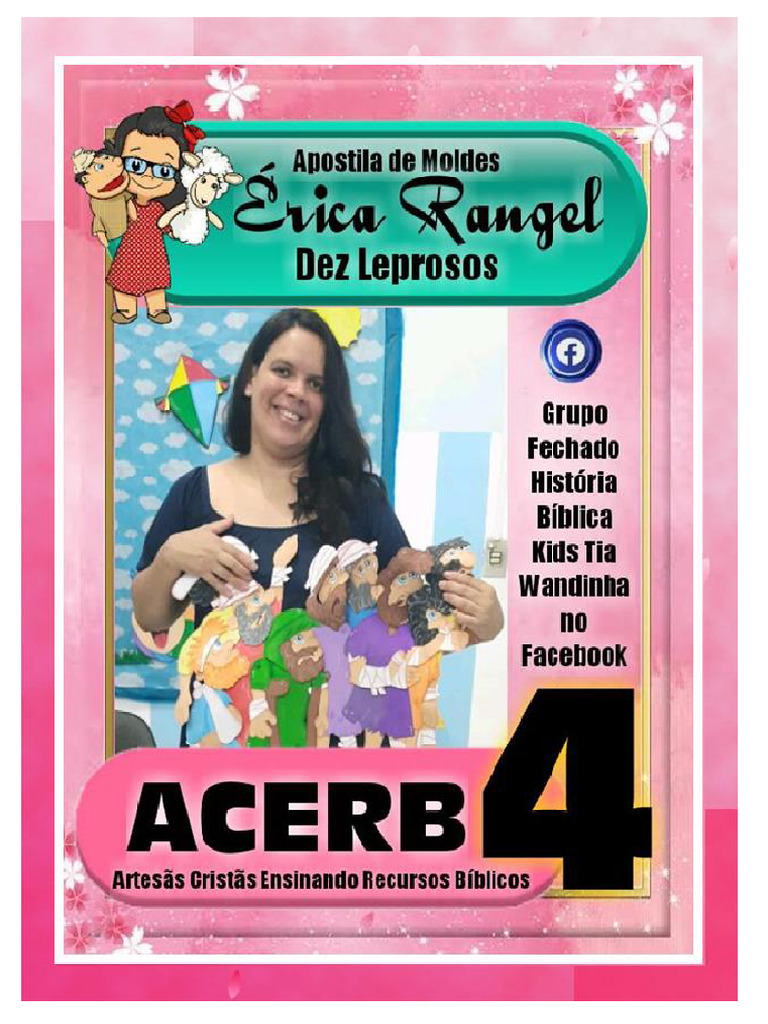 Erica Rangel - Dez Leprosos - Apostila de Moldes Acerb4 | PDF